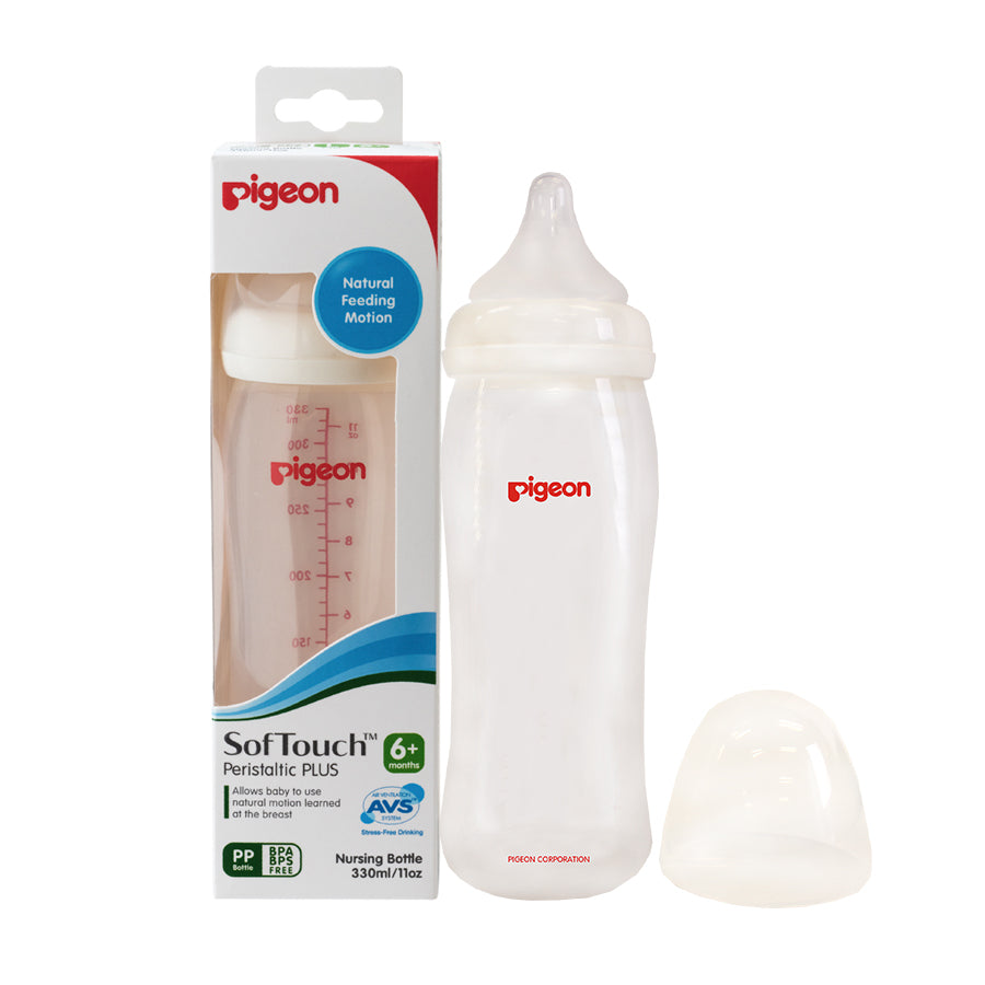Buy Pigeon Softouch™ Peristaltic Plus™ PP Bottle 330ml Online | Exclusive Brands Online