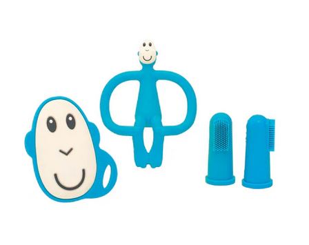 Buy Matchstick Monkey – Teether Starter Set – Blue Online | Exclusive Brands Online