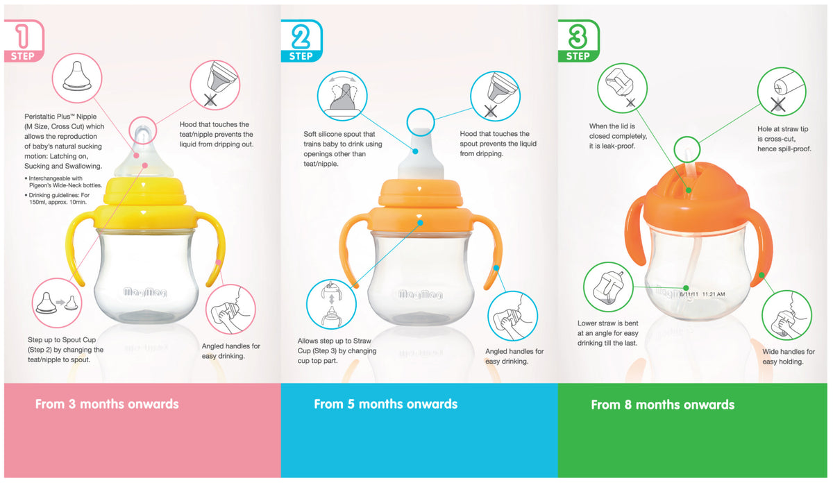 Buy Pigeon Magmag Spout Cup 5M+ Online | Exclusive Brands Online