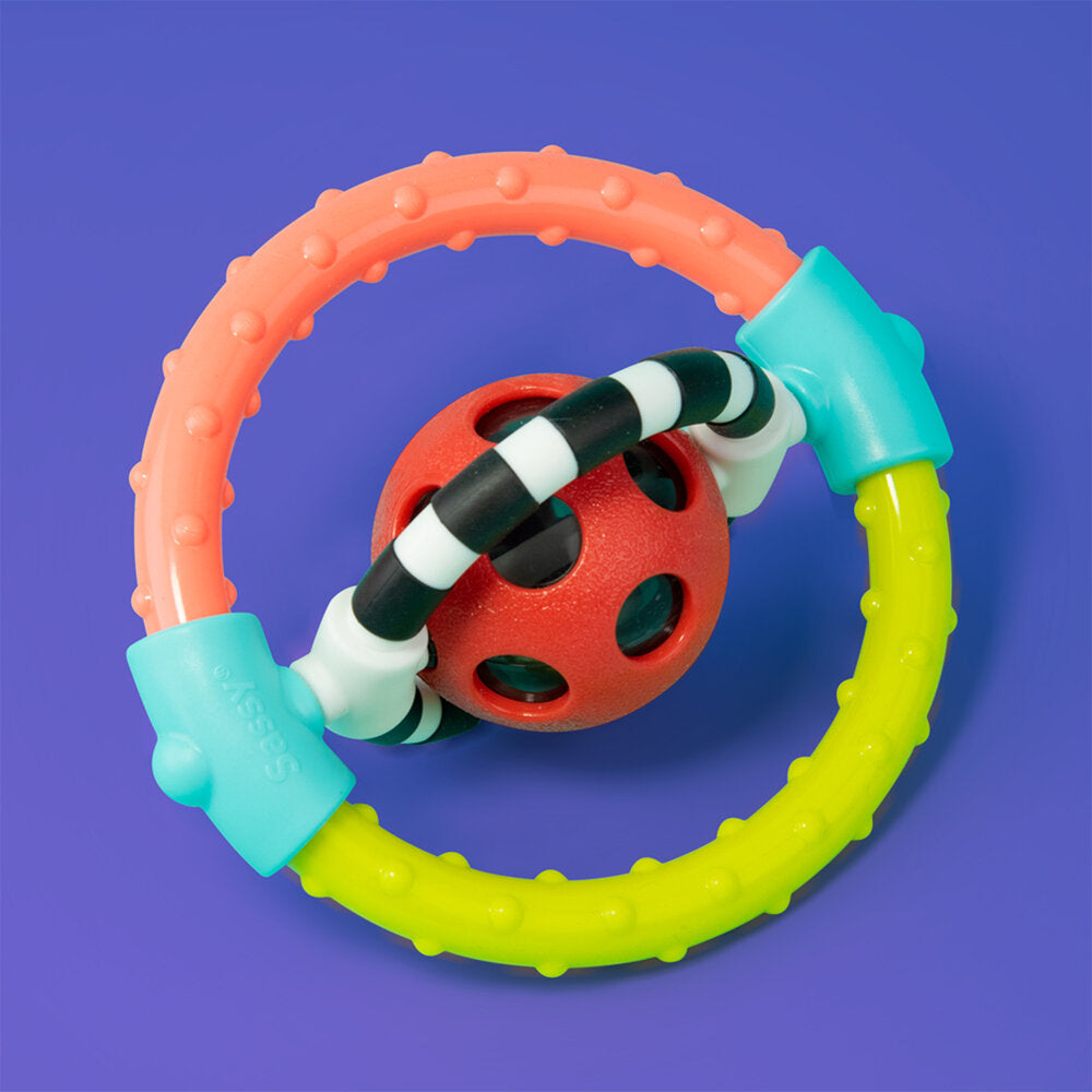Buy Sassy Spin & Chew Flexible Ring Rattle Online | Exclusive Brands Online