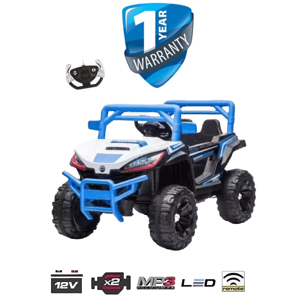 Buy iGlide® Kids Electric Ride On Car UTV Spider L Blue Online ...