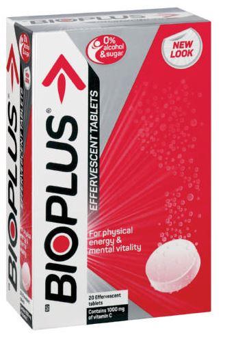 Buy Bioplus Effervescent Tablets - 20's Online | Exclusive Brands Online