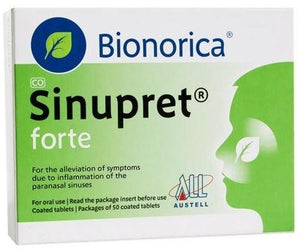 Buy Sinupret Forte Tablets 50 Online | Exclusive Brands Online