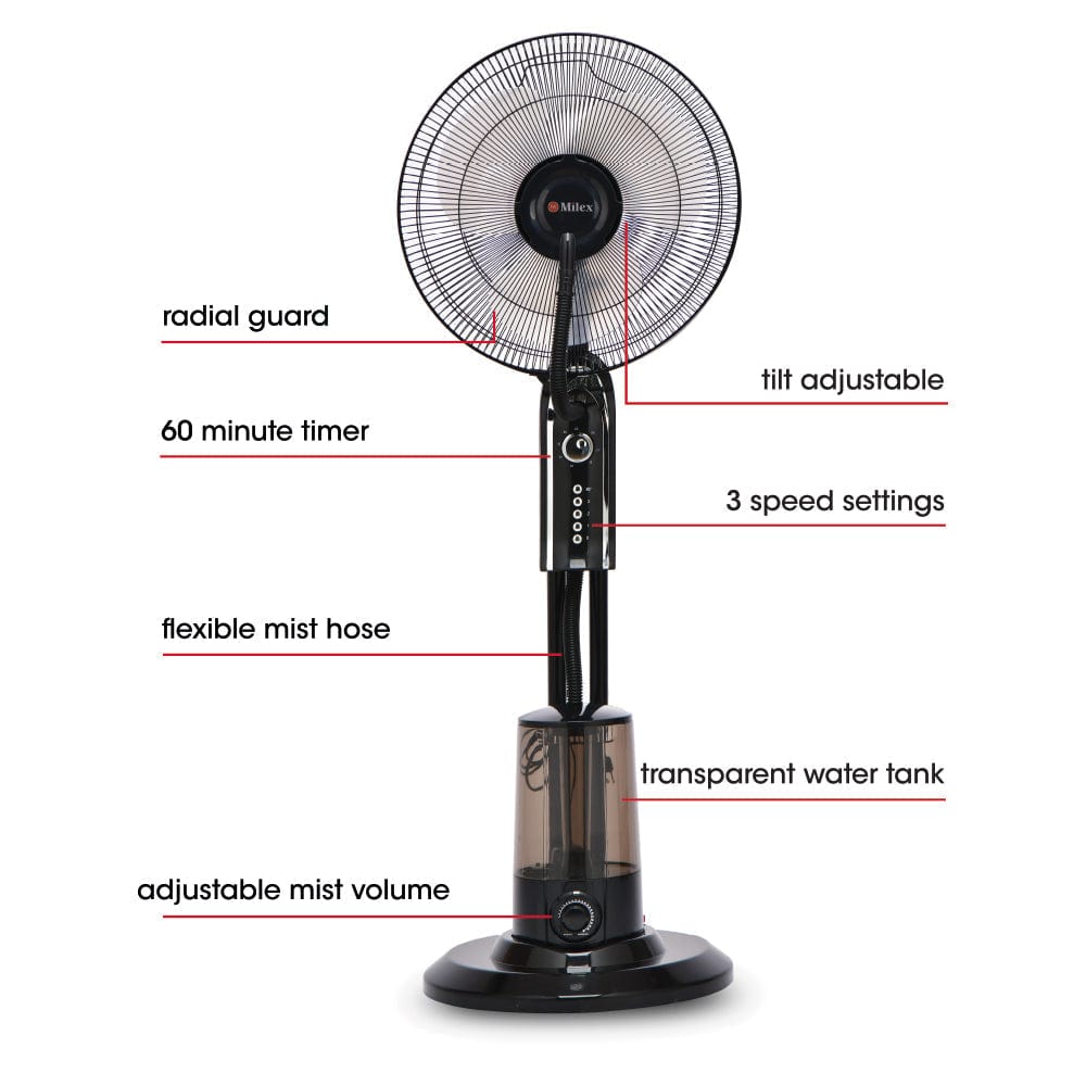 Buy Milex XL Misting Fan Online | Exclusive Brands Online