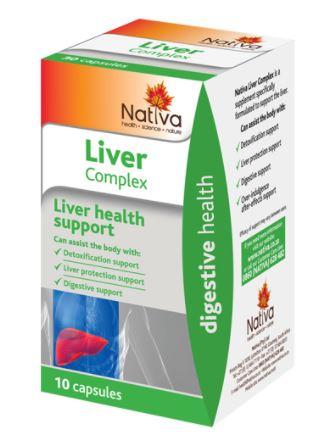 Buy Nativa Liver Complex 10 Capsules Online | Exclusive Brands Online