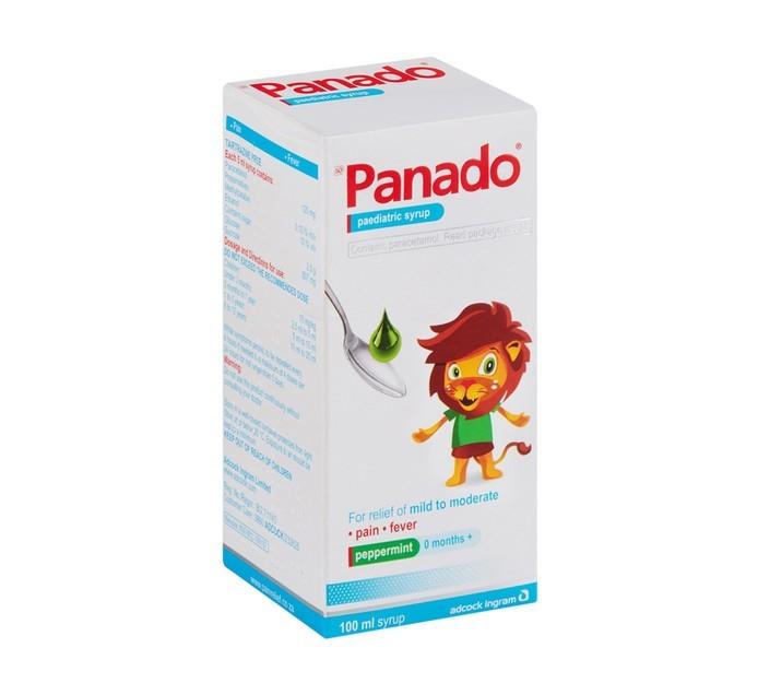 Buy Panado Paediatric Syrup Peppermint 100ml Online | Exclusive Brands ...